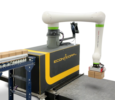 Robotic Palletizer | Automated Palletizing System | ECONOCORP Inc.